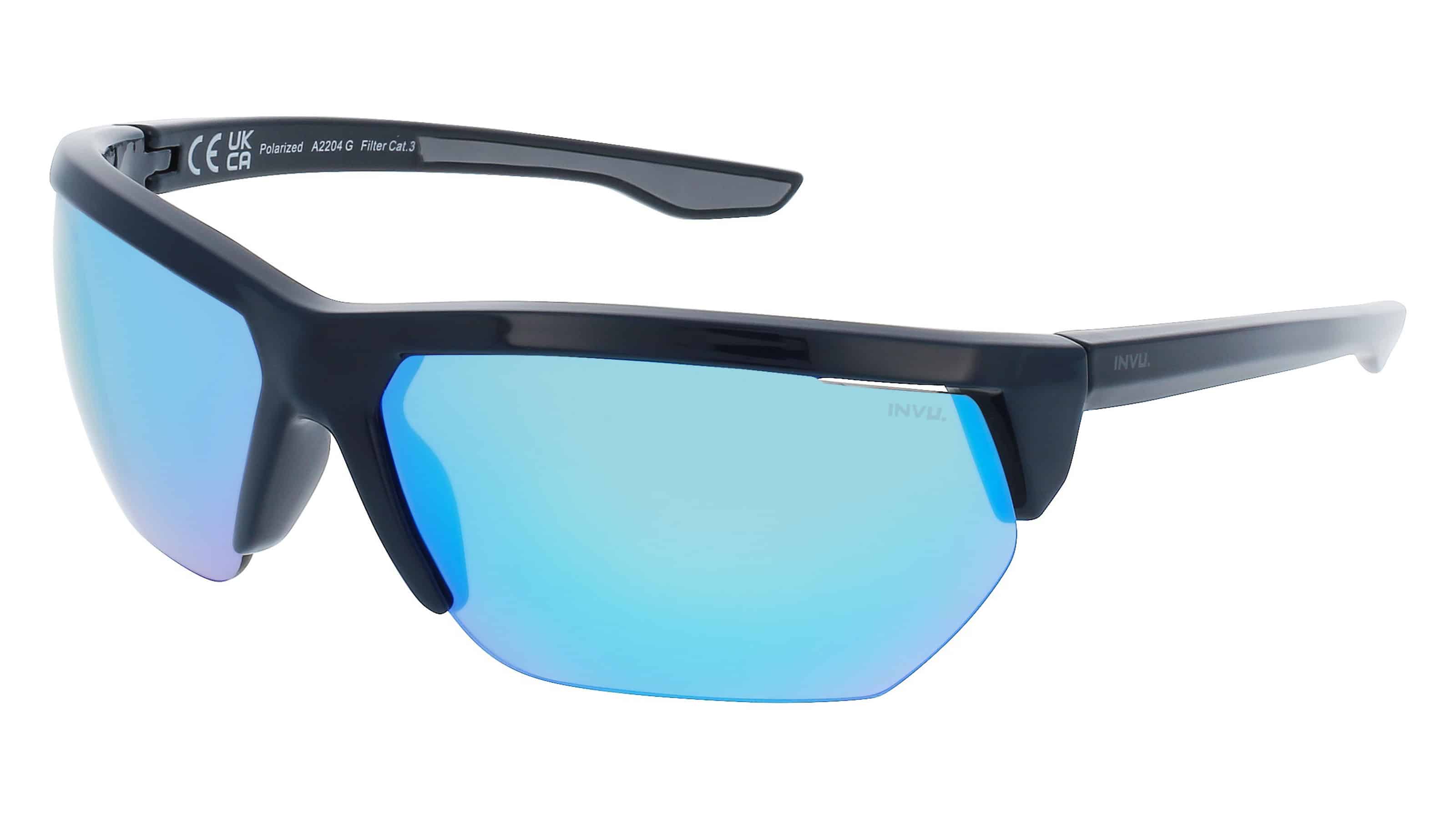 Invu Sonnenbrille Sport Grandondo | navy-grau - Spiegel blau | unisize ...