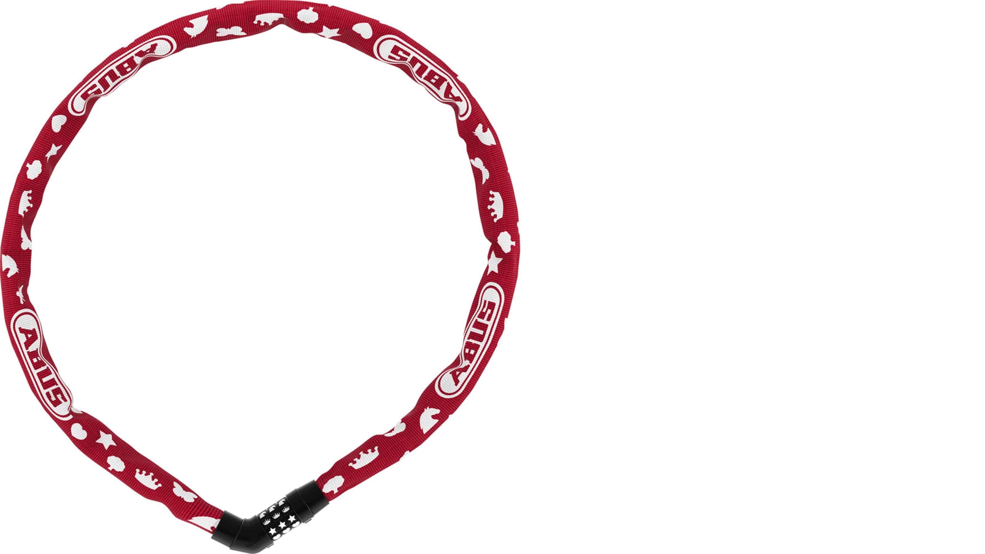 Abus Steel-O-Chain 4804C/75 red symbols | 110200